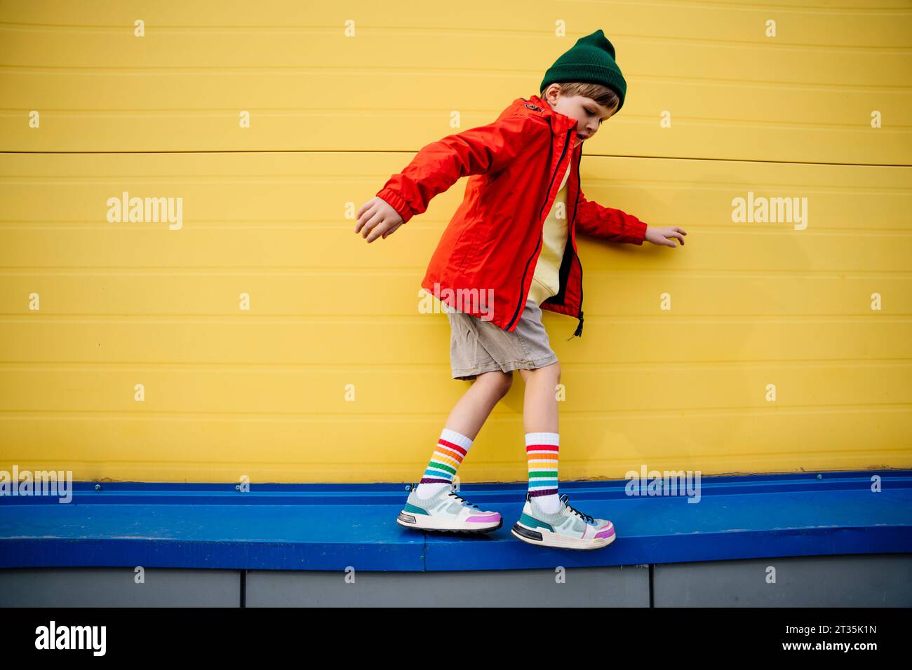 Wearing red jacket hi-res stock photography and images - Alamy