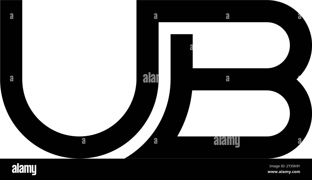 UB logo, UB Monogram, Initial UB Logo, Letter UB logo, Icon, Vector ...