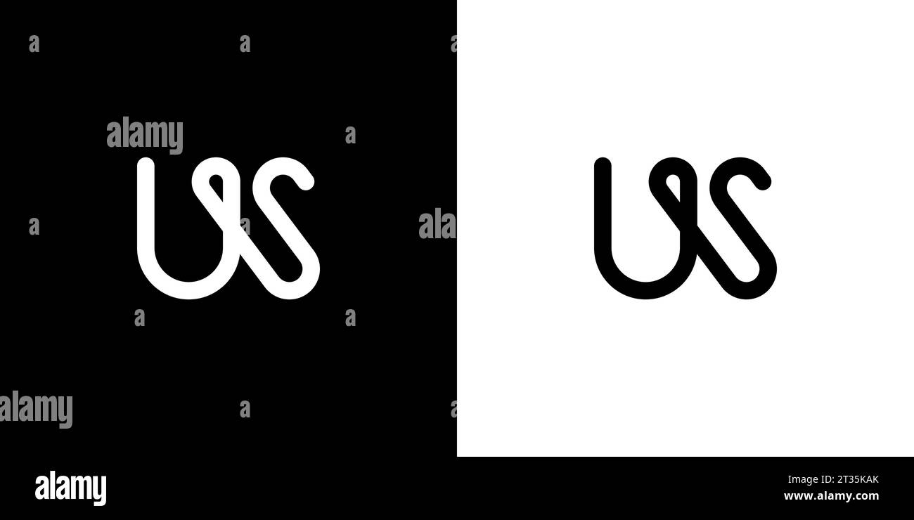 US logo, US Monogram, Initial US Logo, Letter US logo, Icon, Vector ...