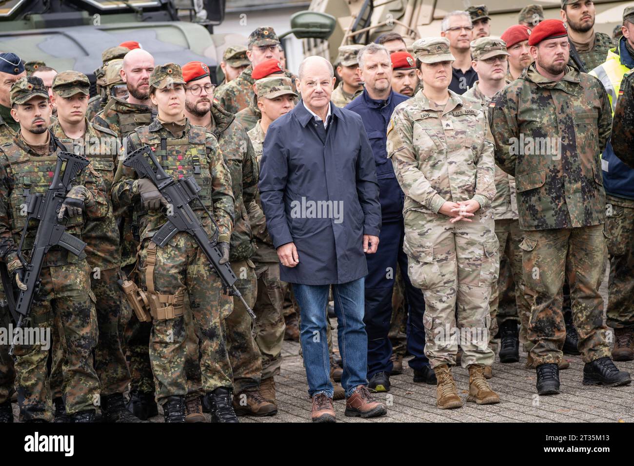Fähigkeitsdemonstration Territoriale Verteidigung Bundeskanzler Olaf ...