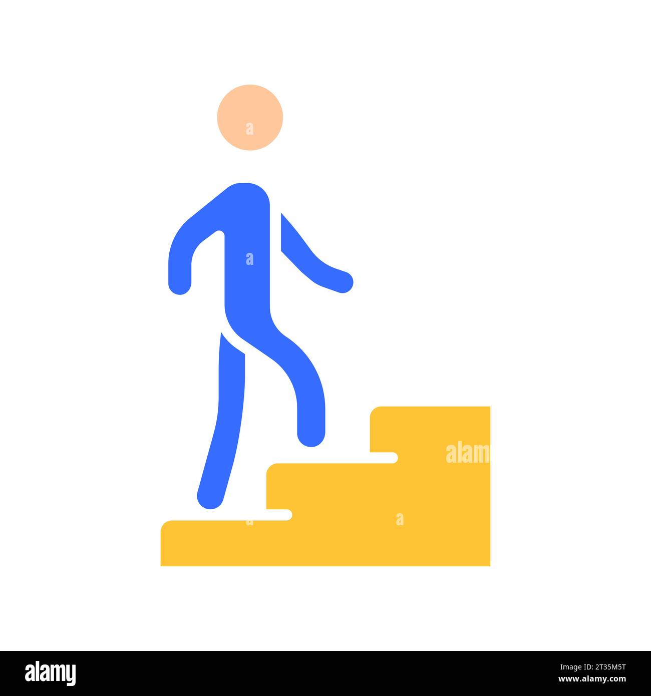 Cleaning the stairs Stock Vector Images - Alamy