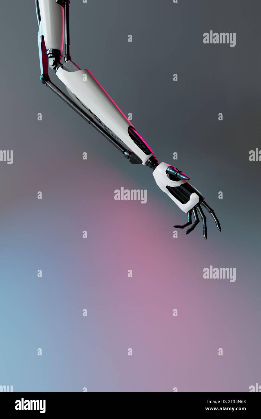 3D render of robotic arm Stock Photo - Alamy