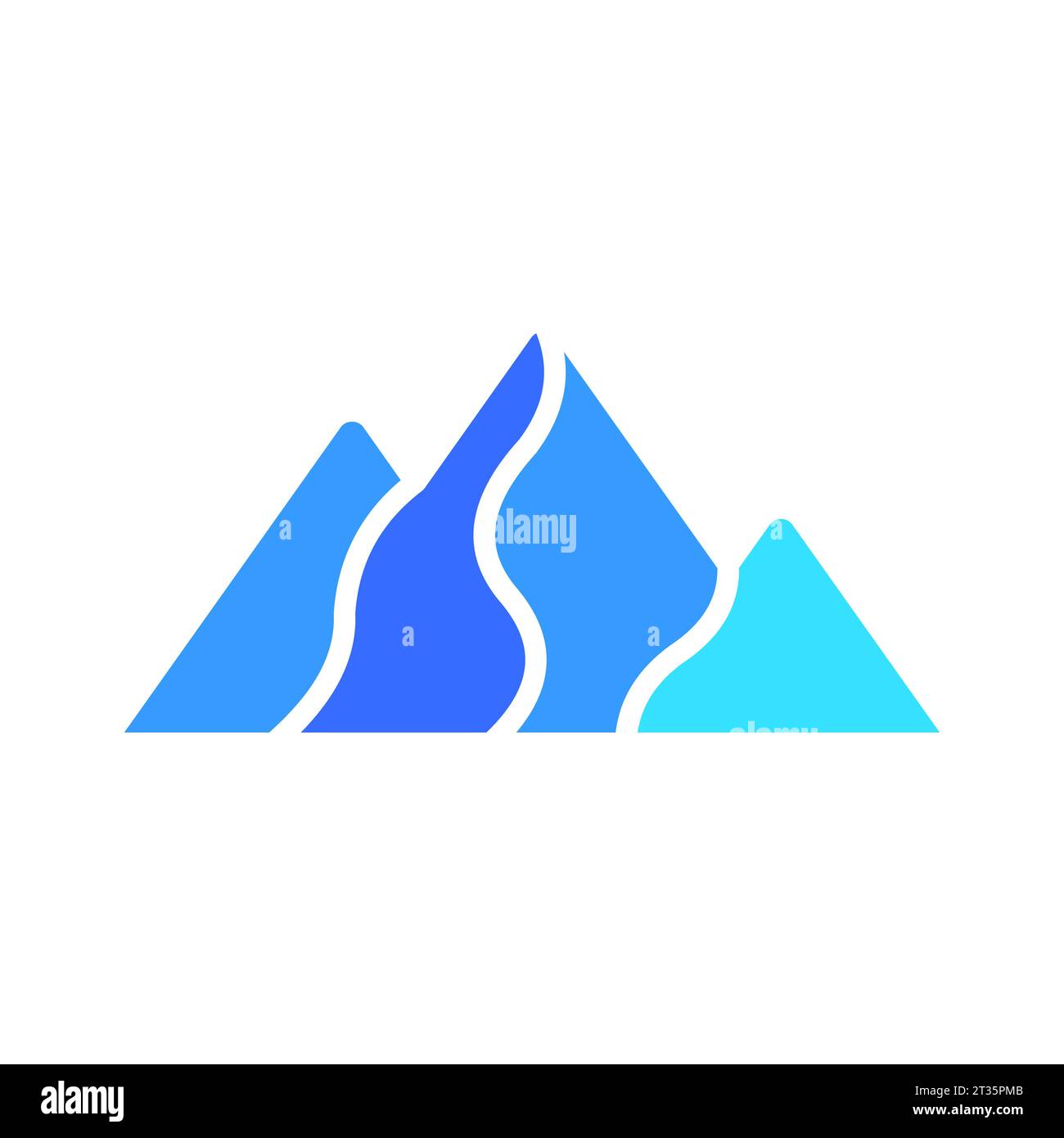 Snow mountain line icon. Cliff, travel, hiking, peak, rock, peak, cave ...