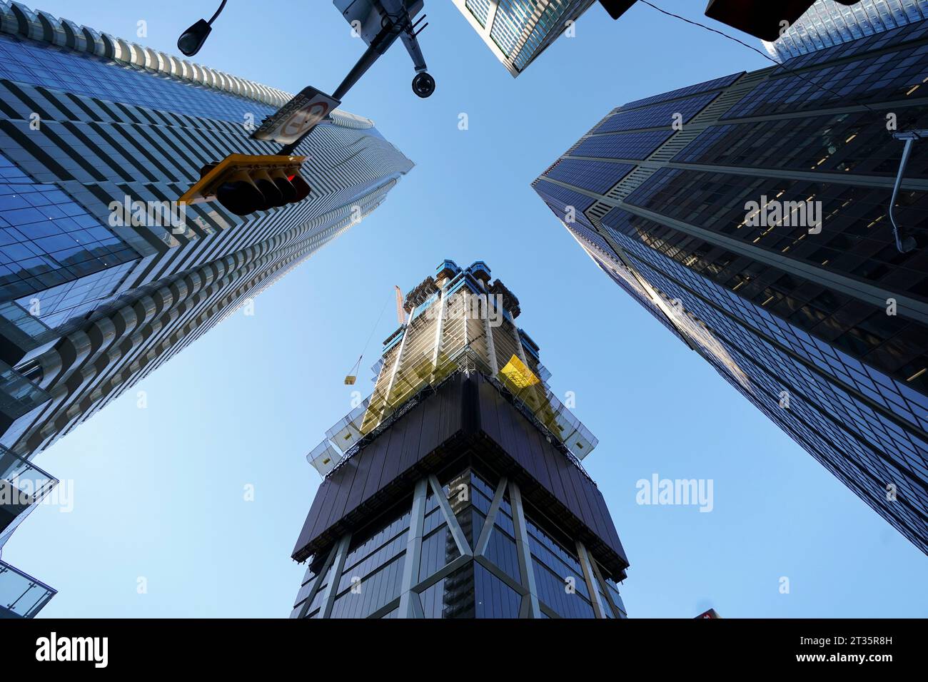 Toronto, Canada. 23rd Oct, 2023. The One condominium and hotel is ...