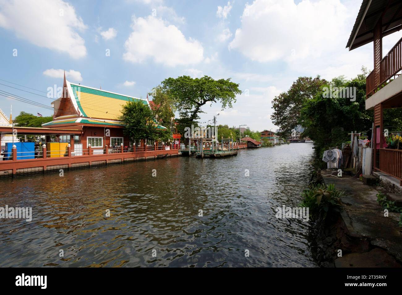 Khlong Dan beim Wat Paknam Phasi Charoen - Thonburi - Bangkok ...