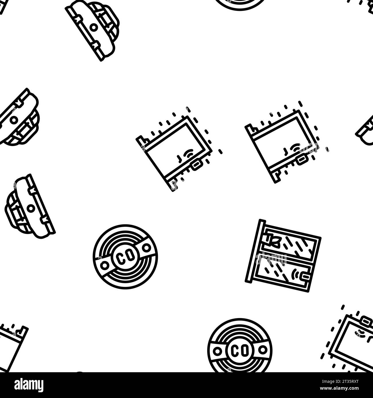 smart home control seamless pattern vector Stock Vector Image & Art - Alamy