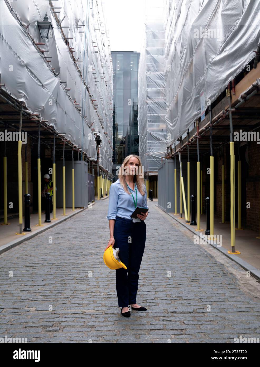 Engineer standing on construction hi-res stock photography and images ...