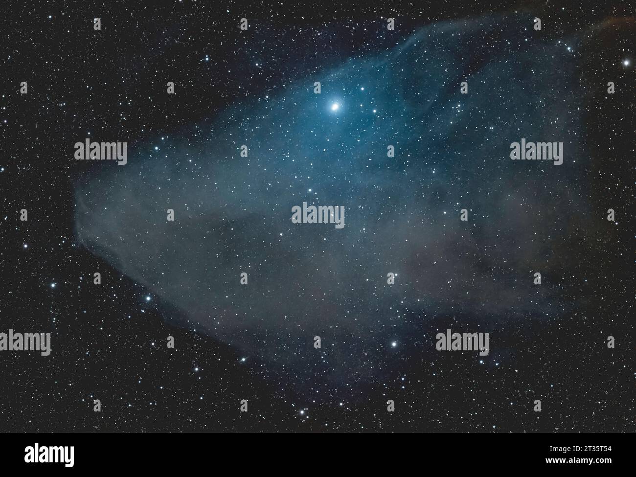 View of Blue Horsehead Nebula nebula in Scorpius constellation Stock Photo - Alamy