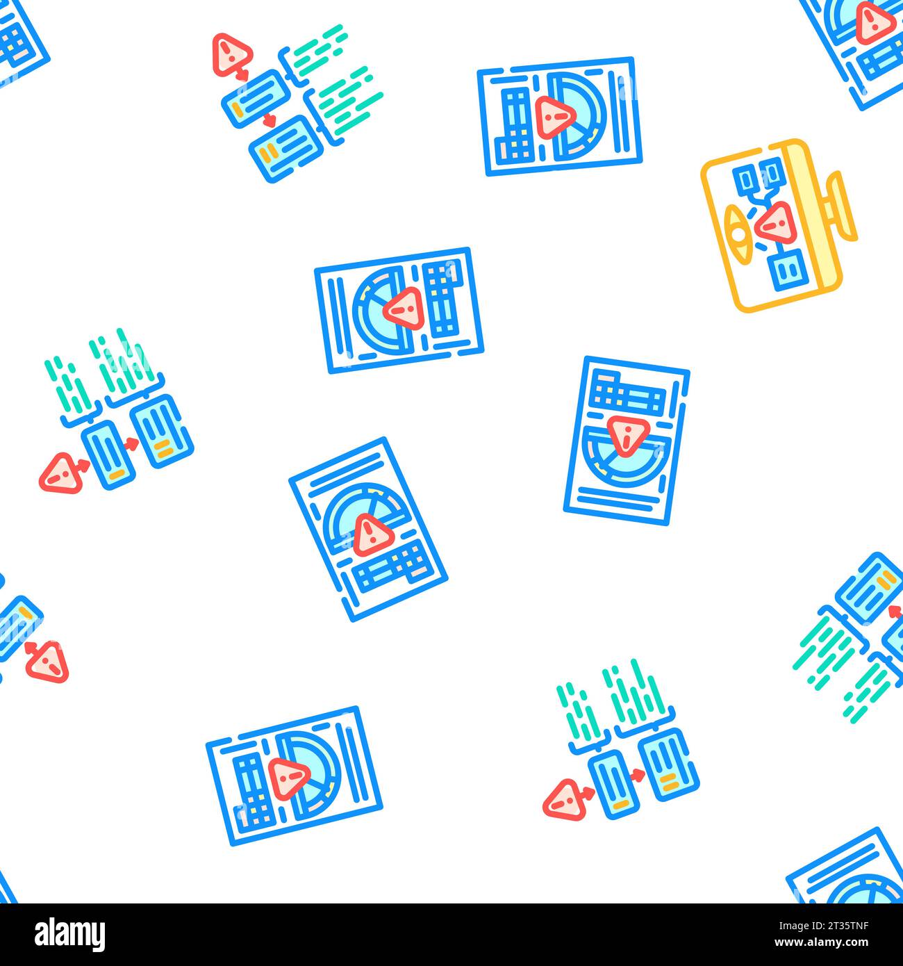 Risk Analyst Business Seamless Pattern Vector Stock Vector Image And Art