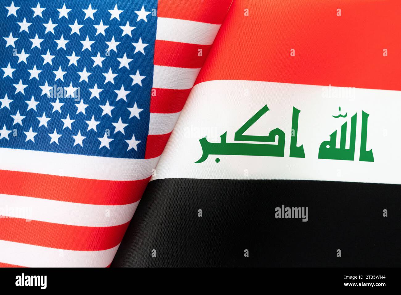 Iraq united states flags hi-res stock photography and images - Alamy