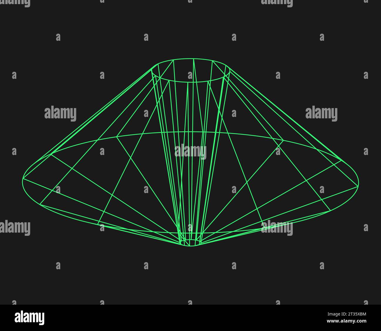Cyber geometry y2k element. Cyberpunk shape. Isolated style on black ...