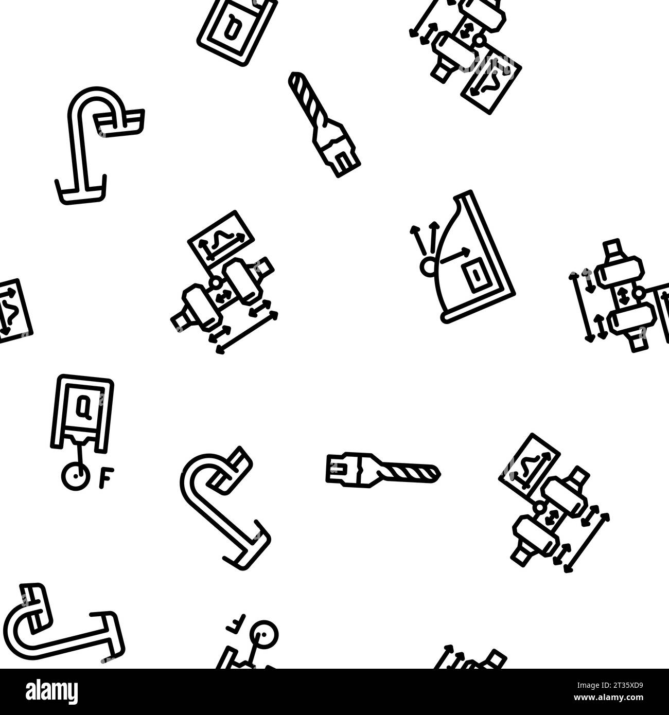 Cad drawing engine Stock Vector Images - Alamy