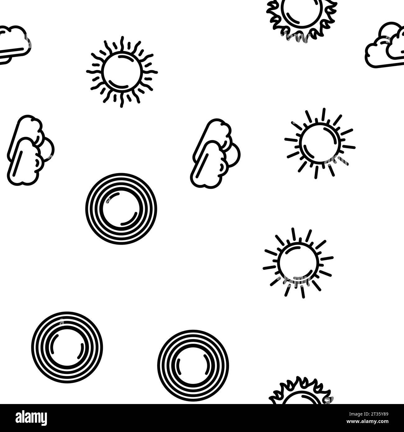 sun summer sunlight light vector seamless pattern Stock Vector Image ...
