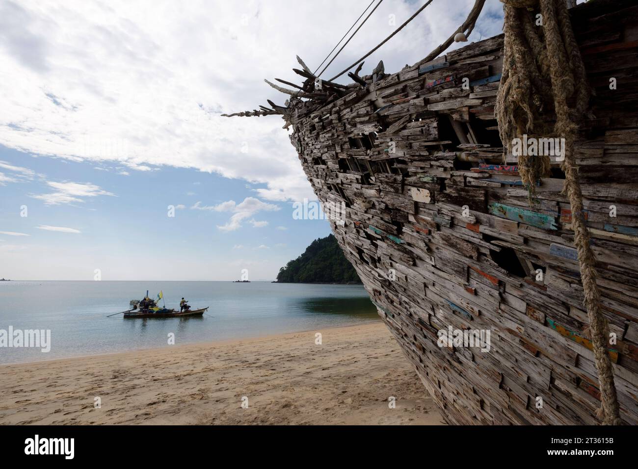 Hippie Bar an der Ao Khao Kwai Buffalo Bay - Koh Phayam - Thailand ...