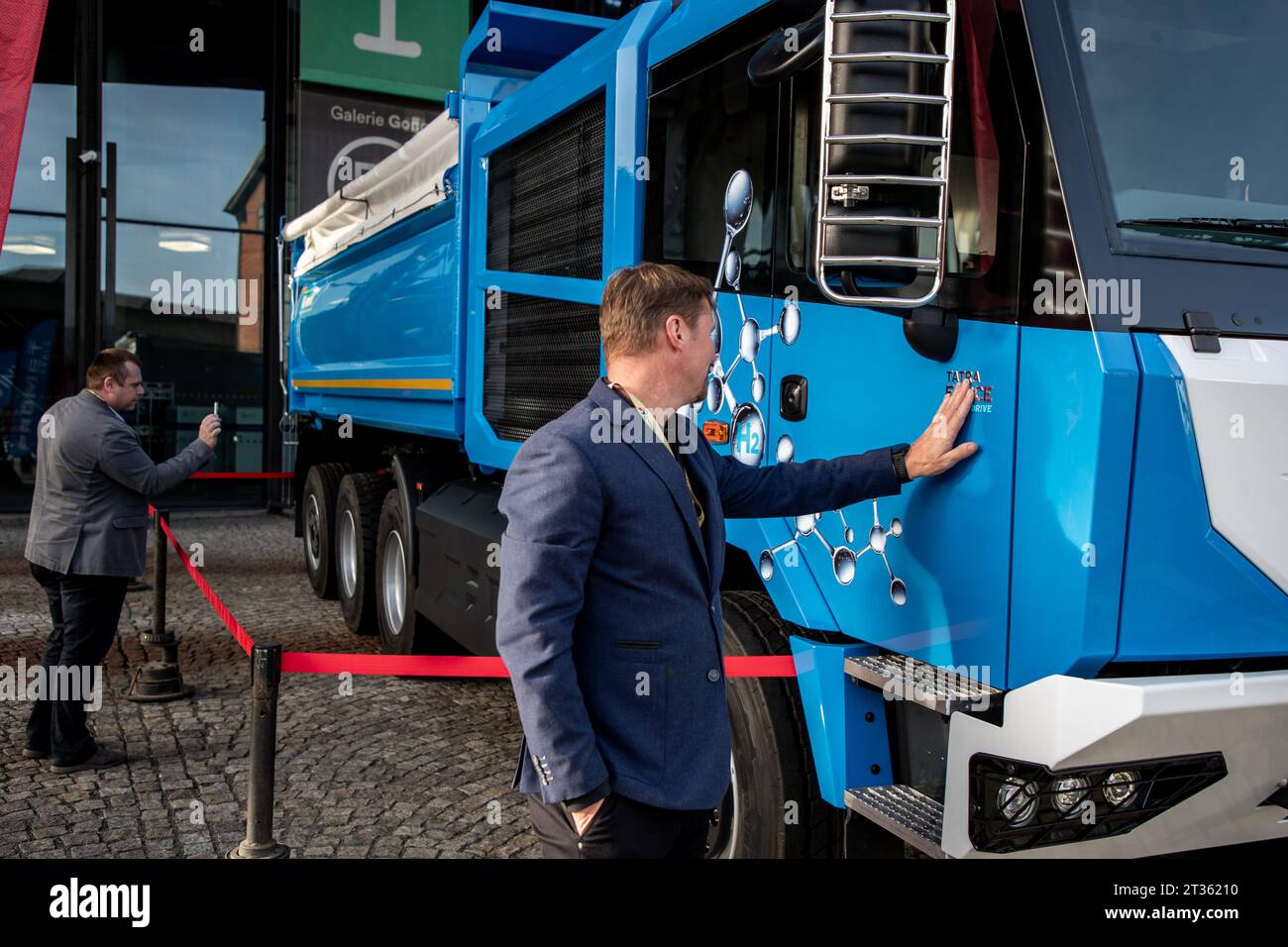 Ostrava, Czech Republic. 23rd Oct, 2023. Presentation of Tatra Force e ...