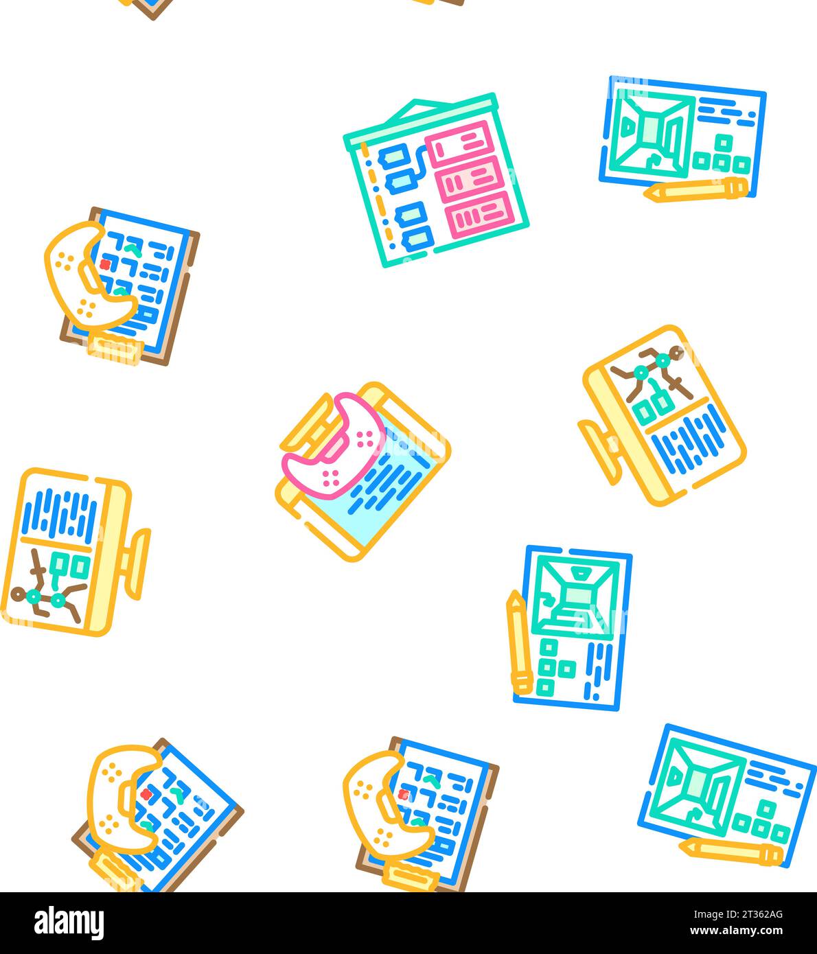 game development software seamless pattern vector Stock Vector Image ... game development software seamless pattern vector Stock Vector Image ...