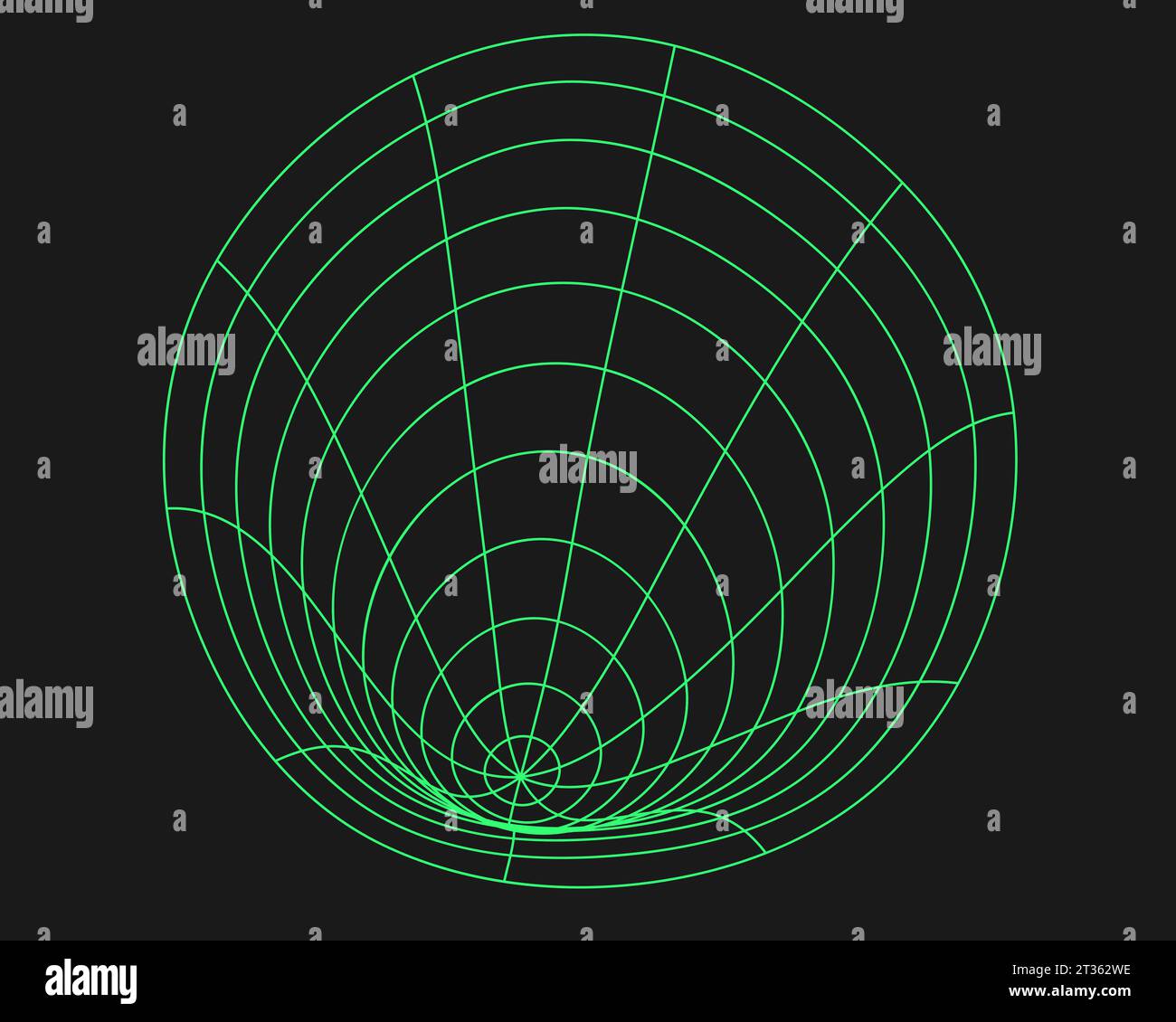 Cyber geometry y2k element. Cyberpunk shape. Isolated style on black ...
