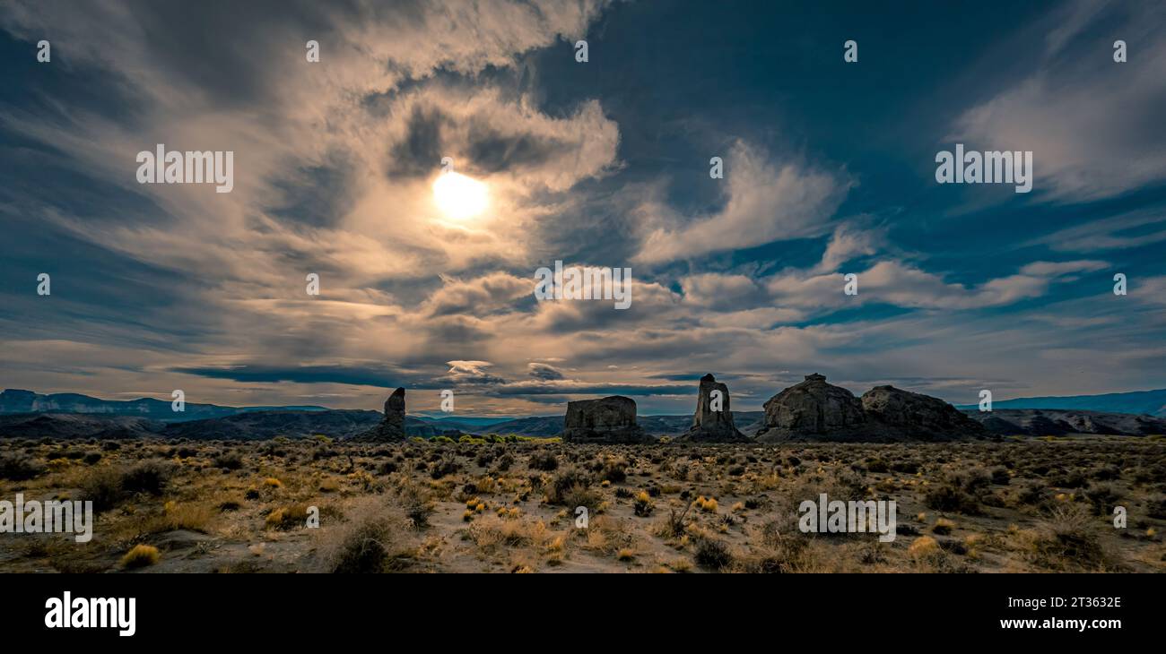 Road RN12 Province of Chubut. The Dinosaur route Stock Photo - Alamy