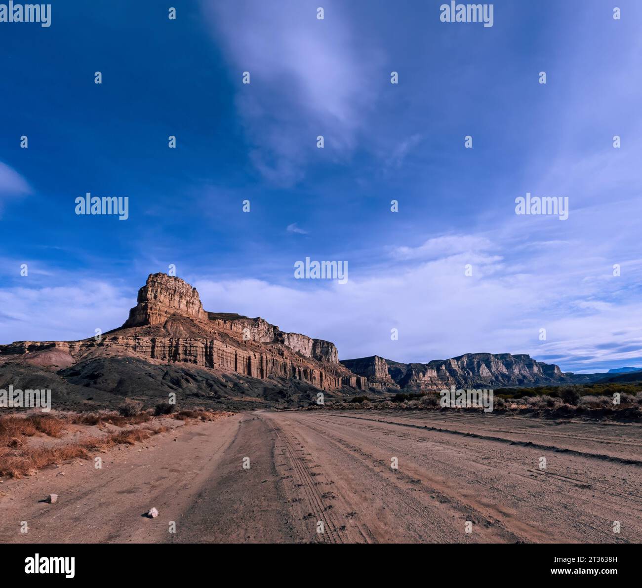 Road RN12 Province of Chubut. The Dinosaur route Stock Photo - Alamy