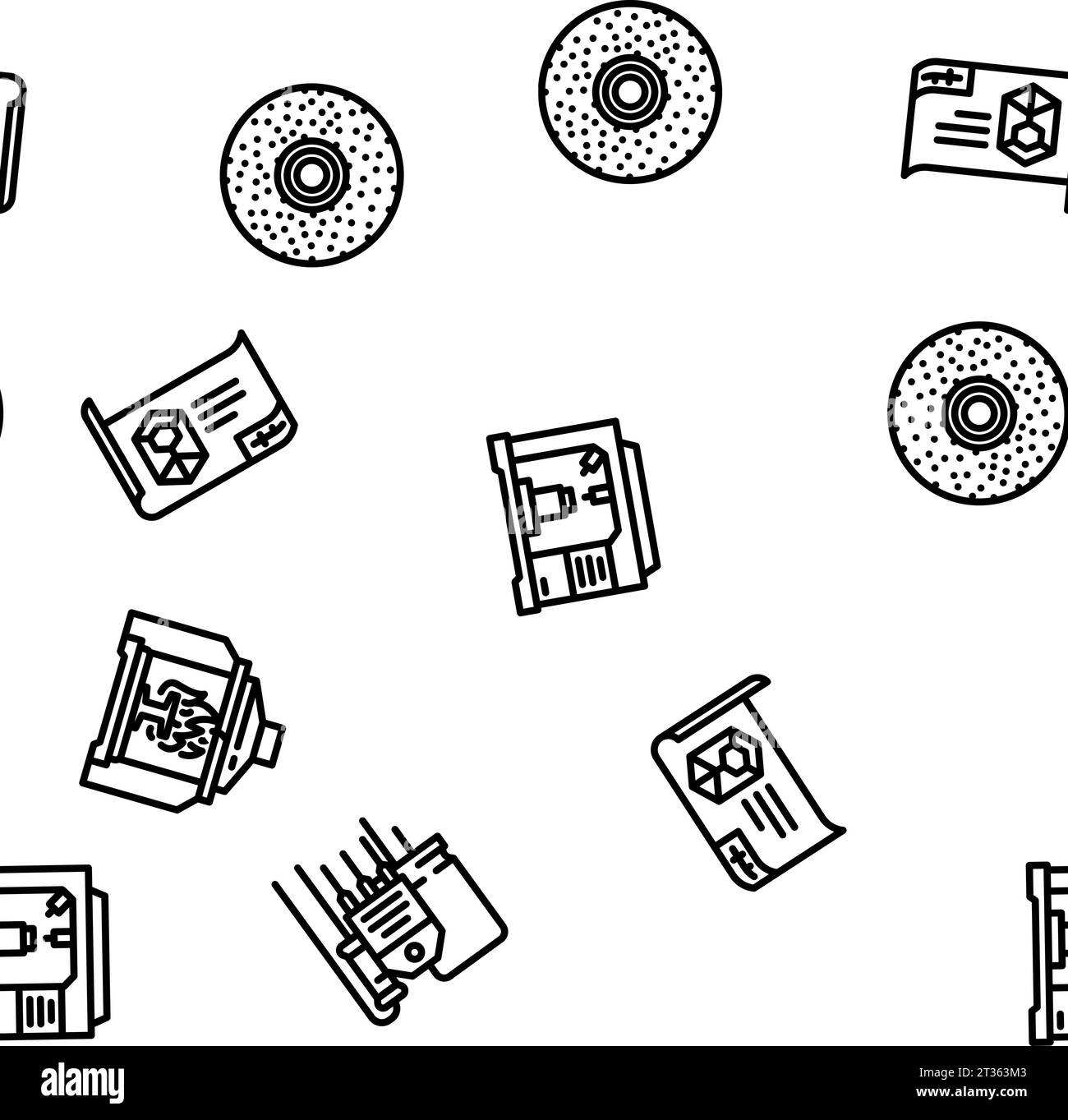 manufacturing factory production vector seamless pattern Stock Vector ...