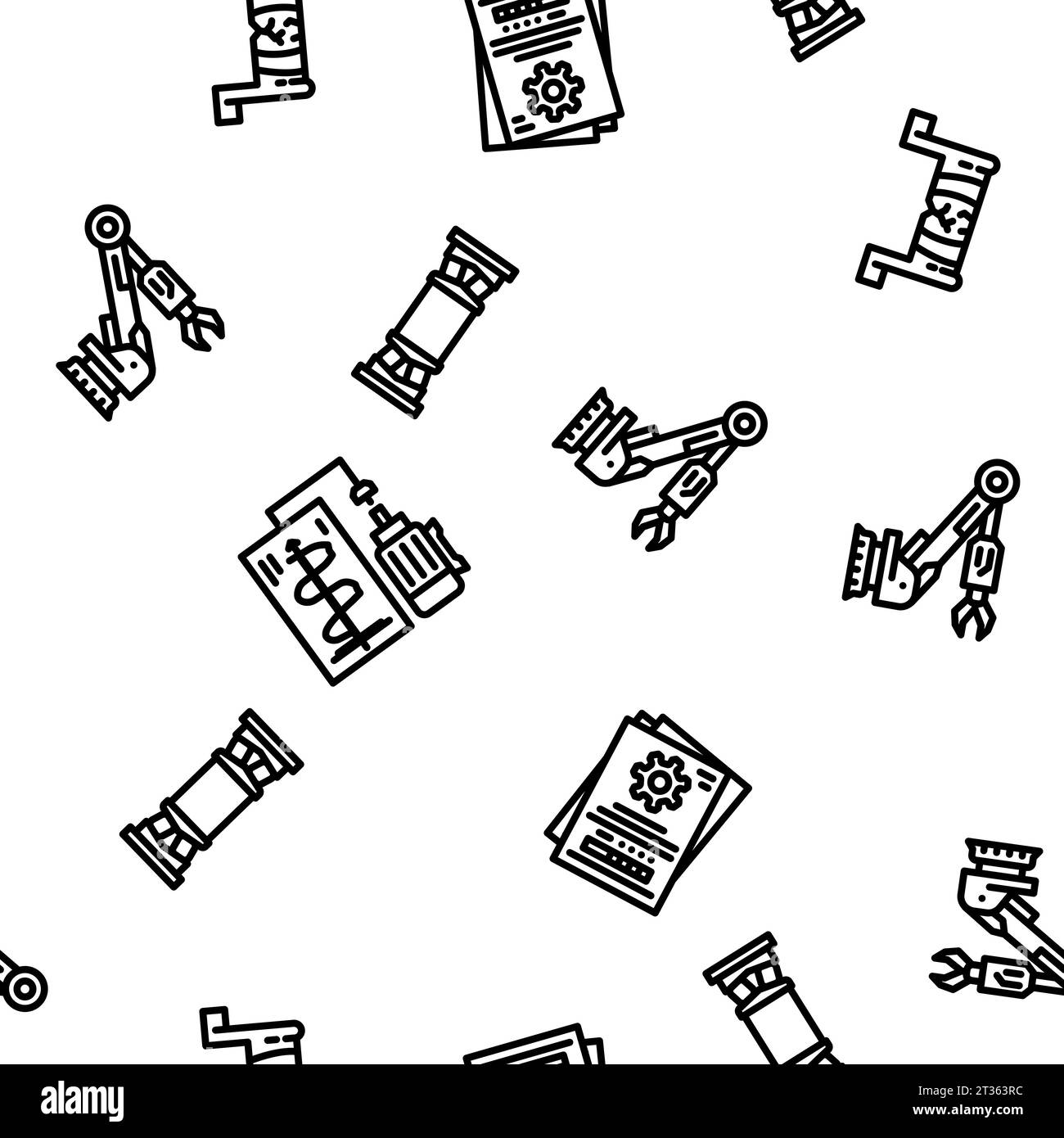 Mechanical engineer wallpaper Black and White Stock Photos & Images - Alamy