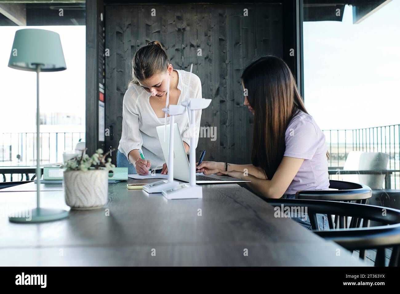 Young female engineer working project hi-res stock photography and ...