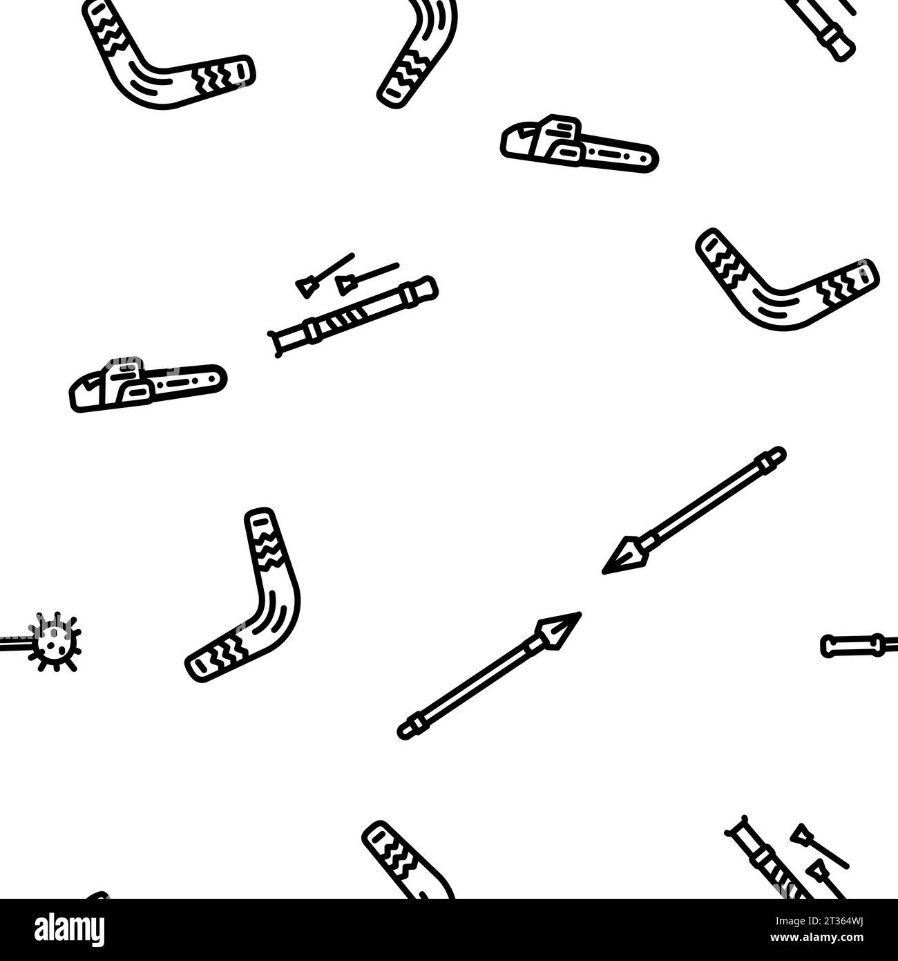 weapon war gun military vector seamless pattern Stock Vector Image ...