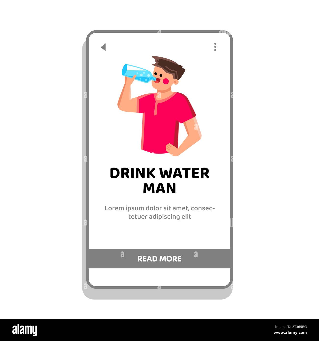 Toothy portrait Stock Vector Images - Alamy