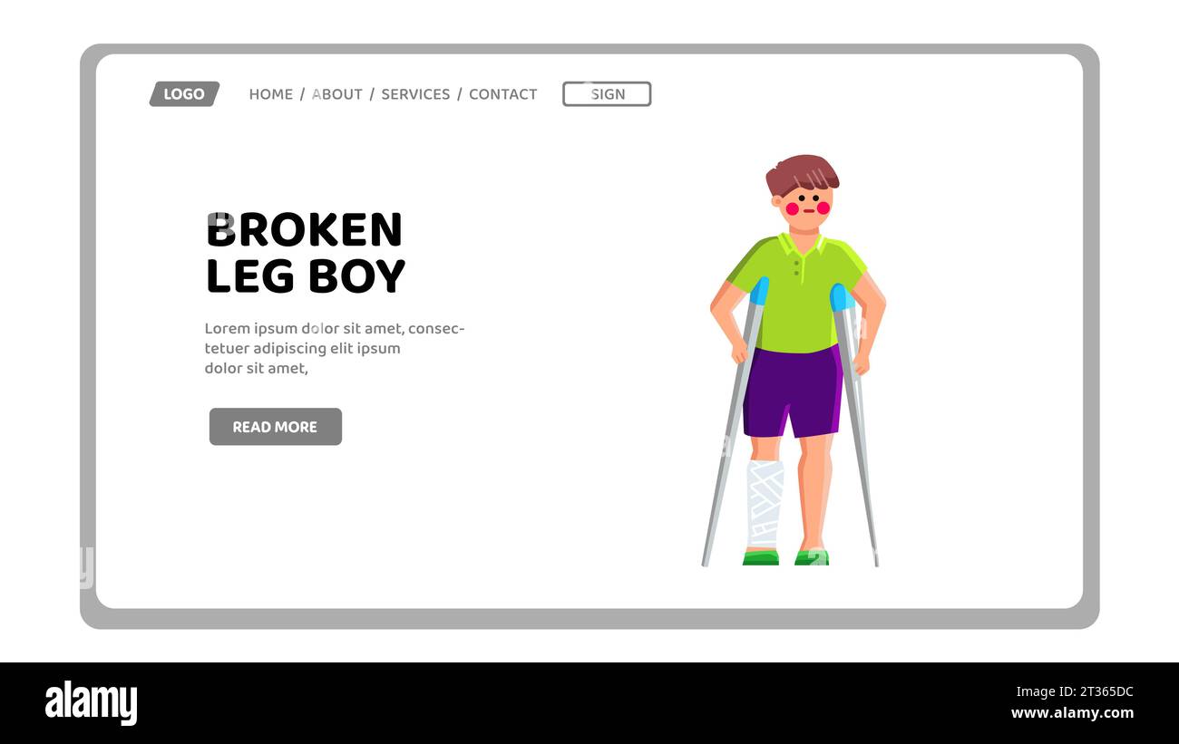 Teen boy pain leg Cut Out Stock Images & Pictures - Alamy