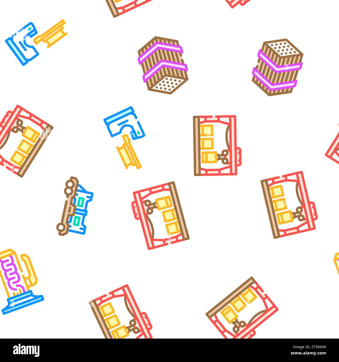 nuclear energy power reactor vector seamless pattern Stock Vector Image ...