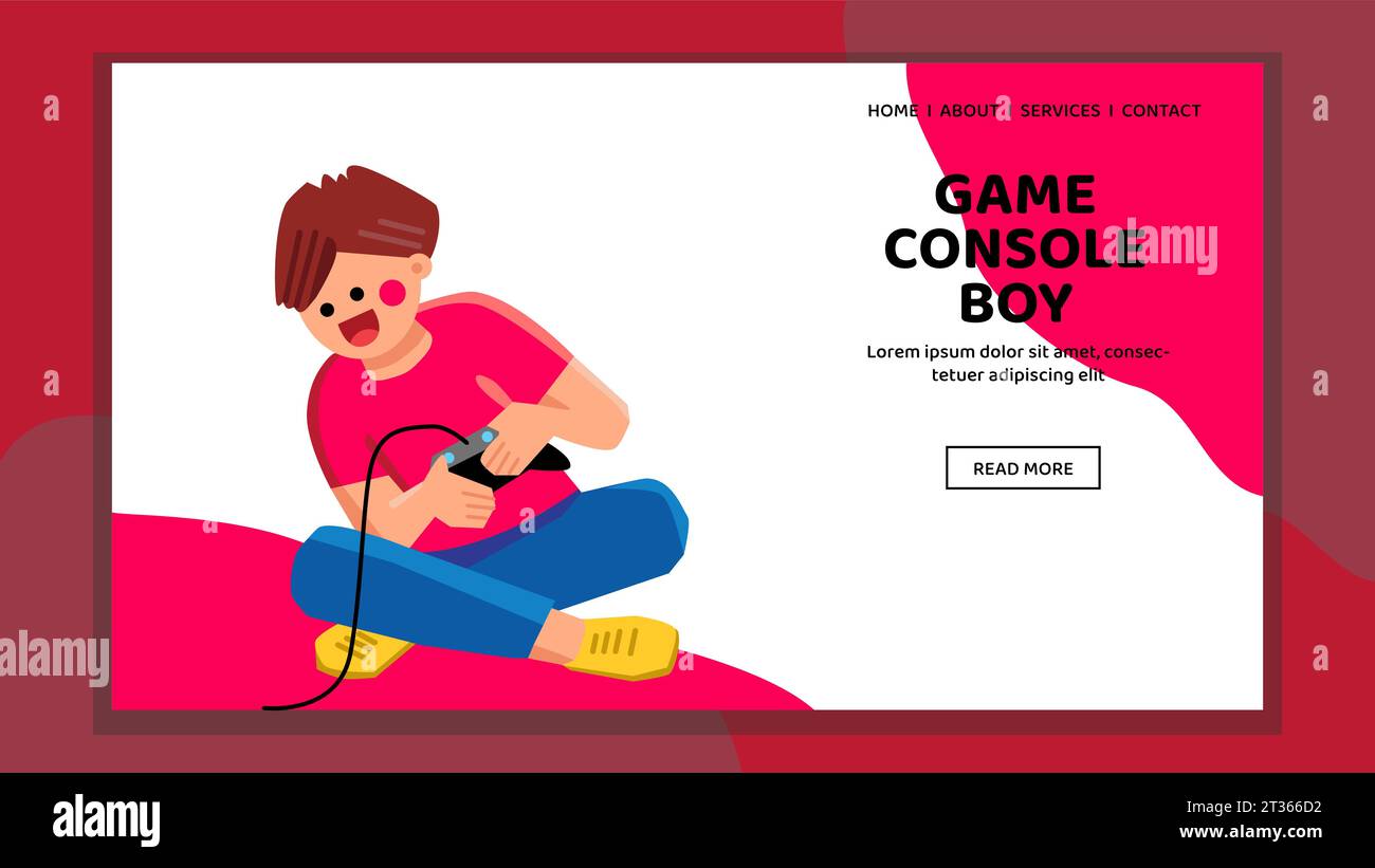 technology game console boy vector Stock Vector Image & Art - Alamy