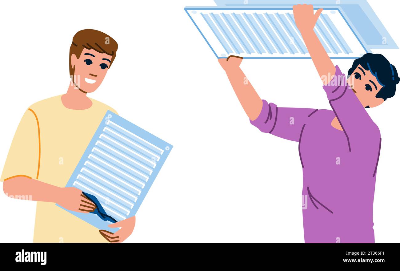 home cleaning air vent vector Stock Vector Image & Art - Alamy