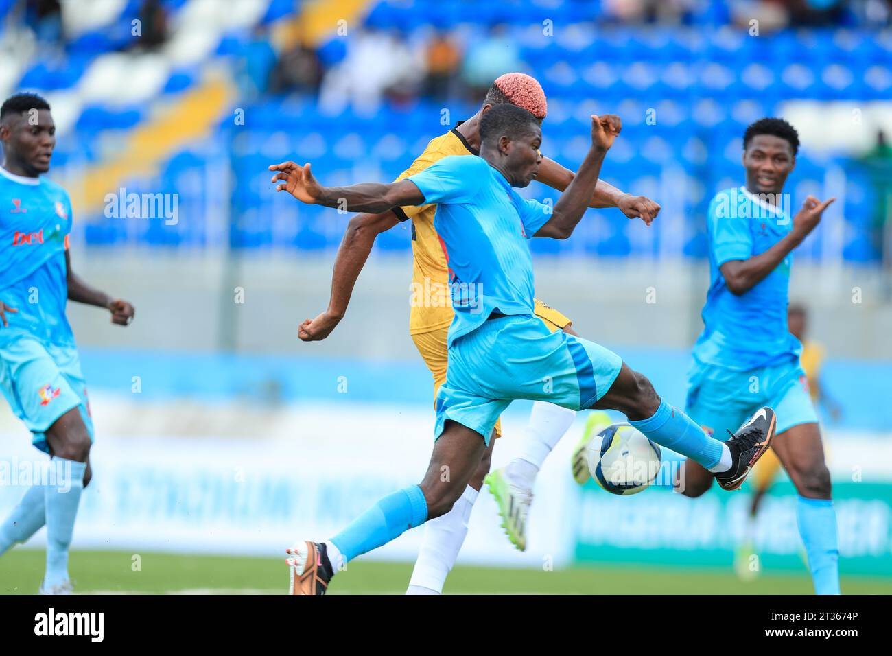 OGUN STATE, NIGERIA. 22 OCT 2023. REMO STARS VS SPORTING LAGOS. NIGERIA ...