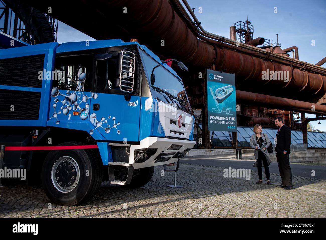 Ostrava, Czech Republic. 23rd Oct, 2023. Presentation of Tatra Force e ...