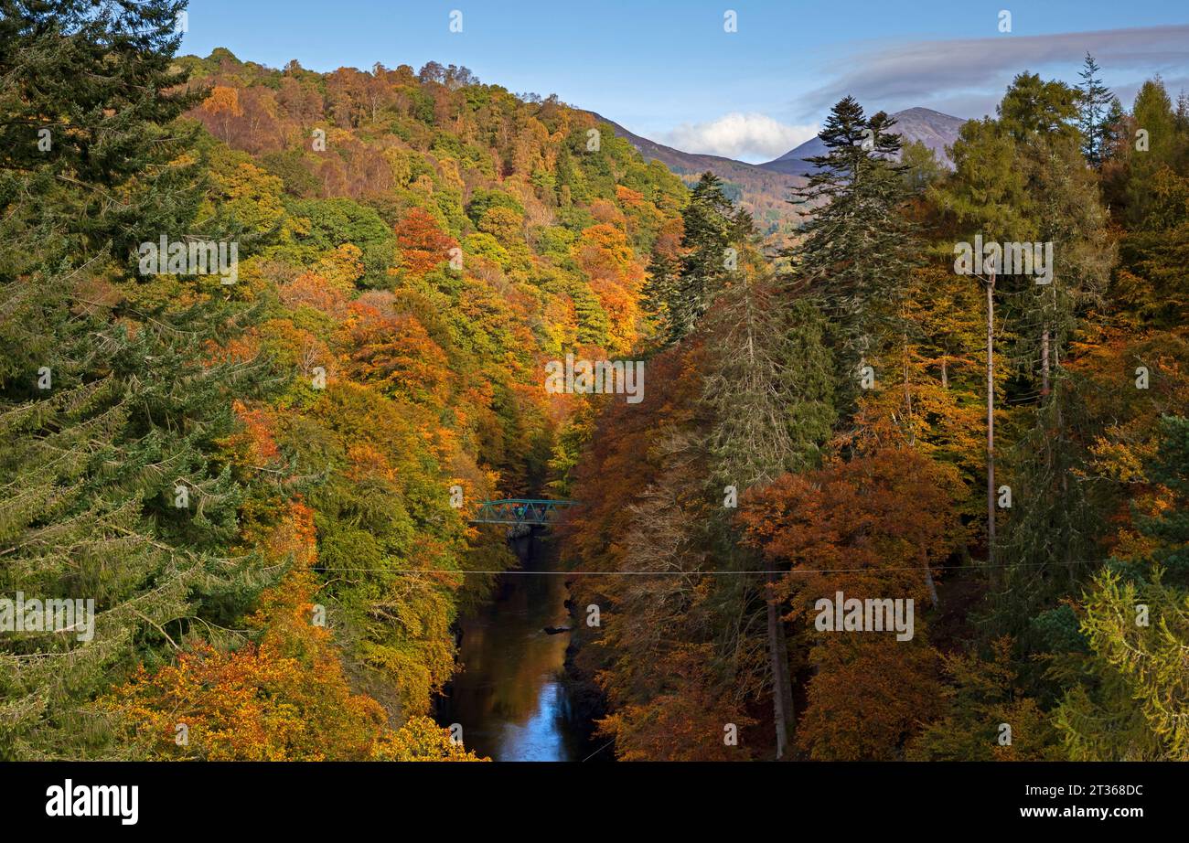 River Garry, Perth and Kinross, Perthshire, Scotland, UK. 23 October ...