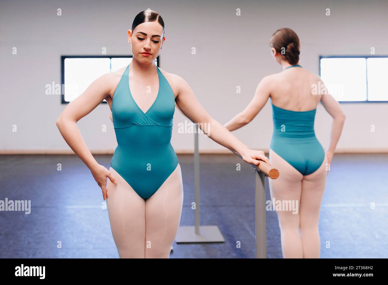 Dancers wearing costume practicing ballet in dance school Stock Photo - Alamy