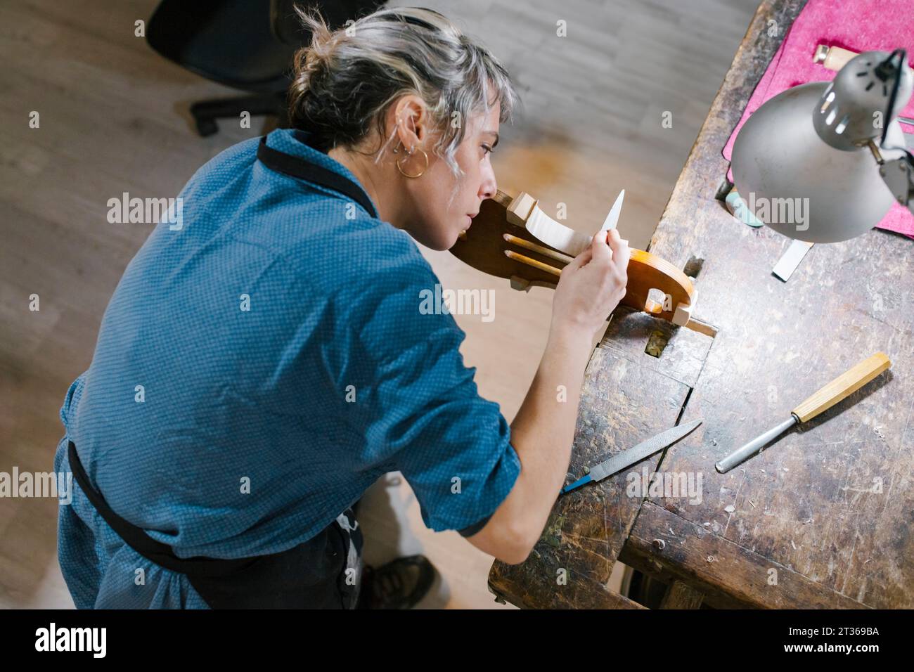 Musical instrument workshop spain hi-res stock photography and images ...