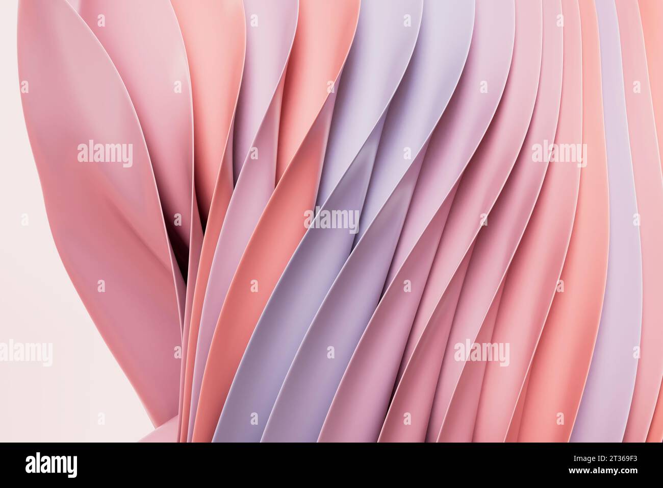 3D render of layers of smooth fabric Stock Photo - Alamy