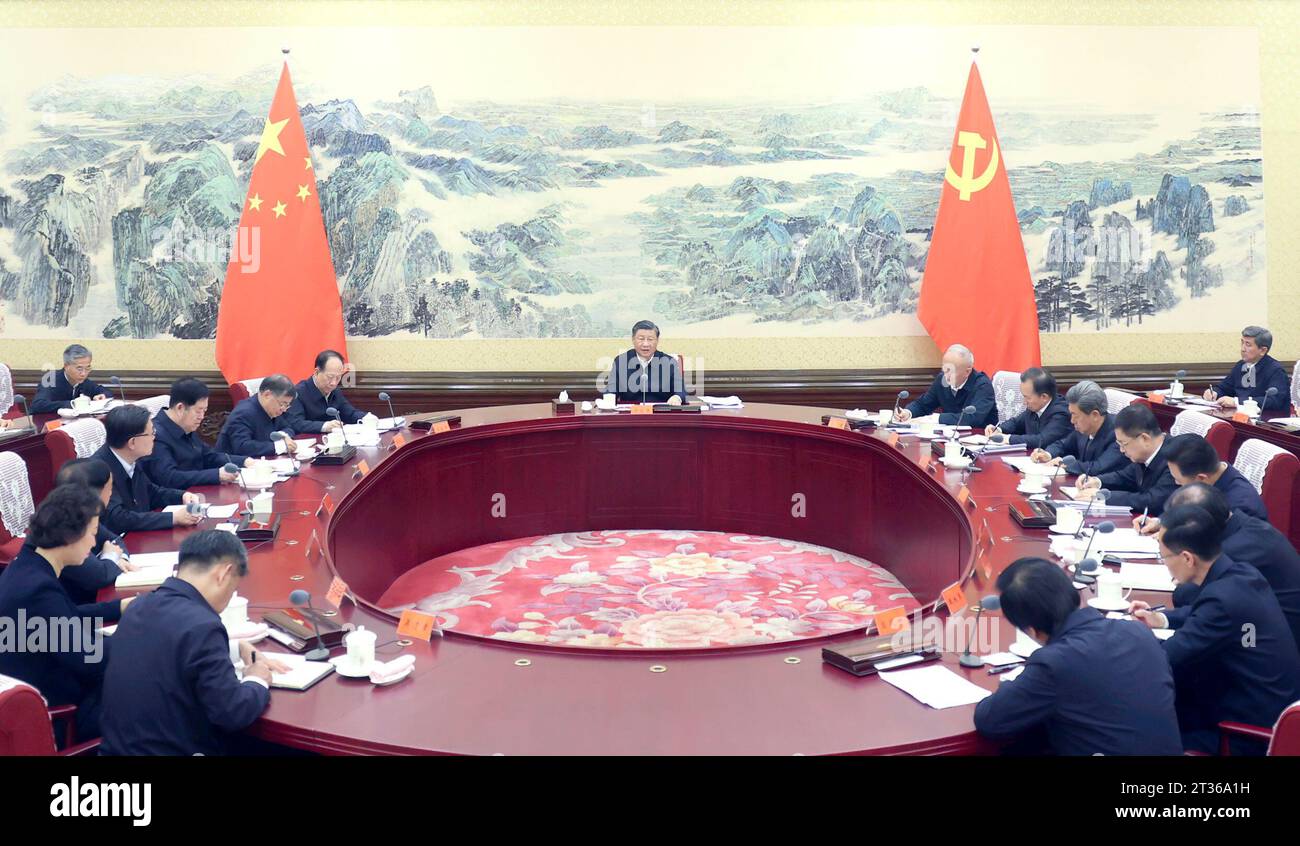 Beijing, China. 23rd Oct, 2023. Xi Jinping, general secretary of the ...