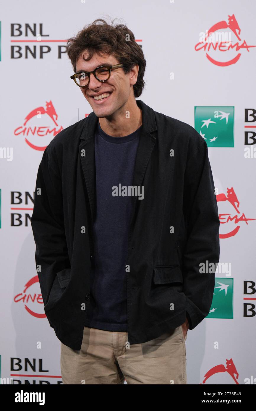 Rome, Italy. 23rd Oct, 2023. Filippo Barbagallo attends a photocall for ...