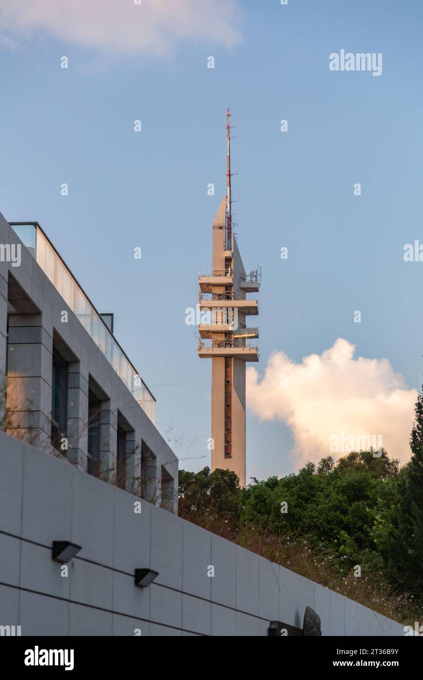 Tel Aviv, Israel - October 19, 2023 - The Marganit Tower is a ...