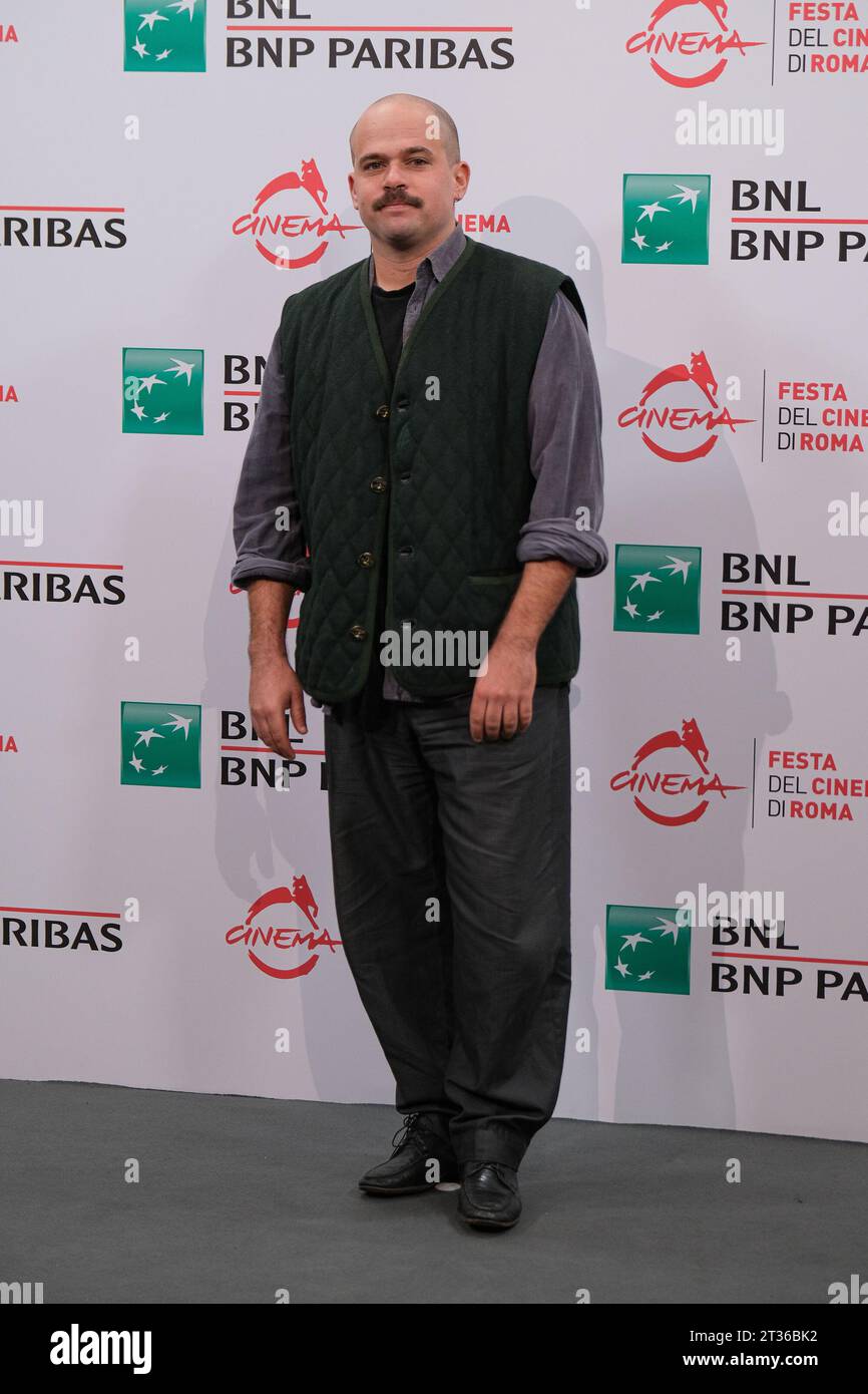 Rome, Italy. 23rd Oct, 2023. Brando Pacitto attends a photocall for the ...