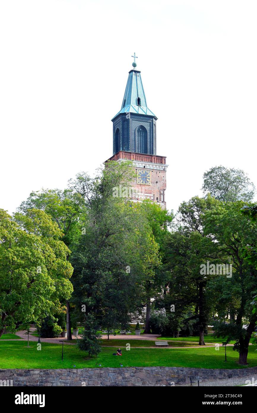Tower of Turku Cathedral, Turku, Finland Stock Photo - Alamy