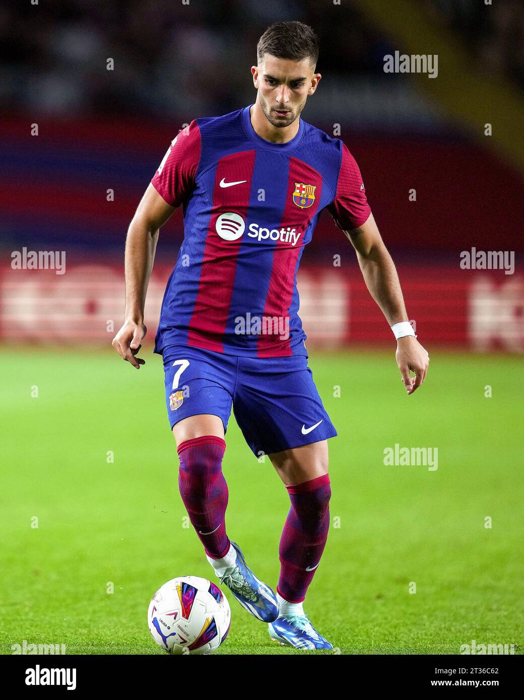 Barcelona, Spain. 22nd Oct, 2023. Ferran Torres of FC Barcelona during ...