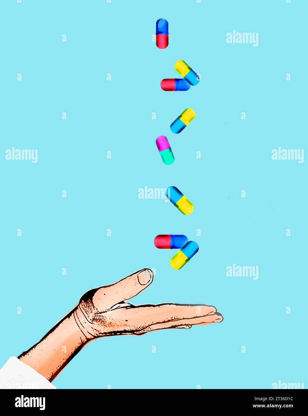 Open capsules hi-res stock photography and images - Alamy