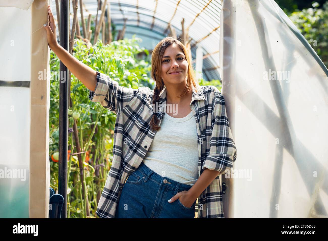 Young farmer standing on hi-res stock photography and images - Alamy