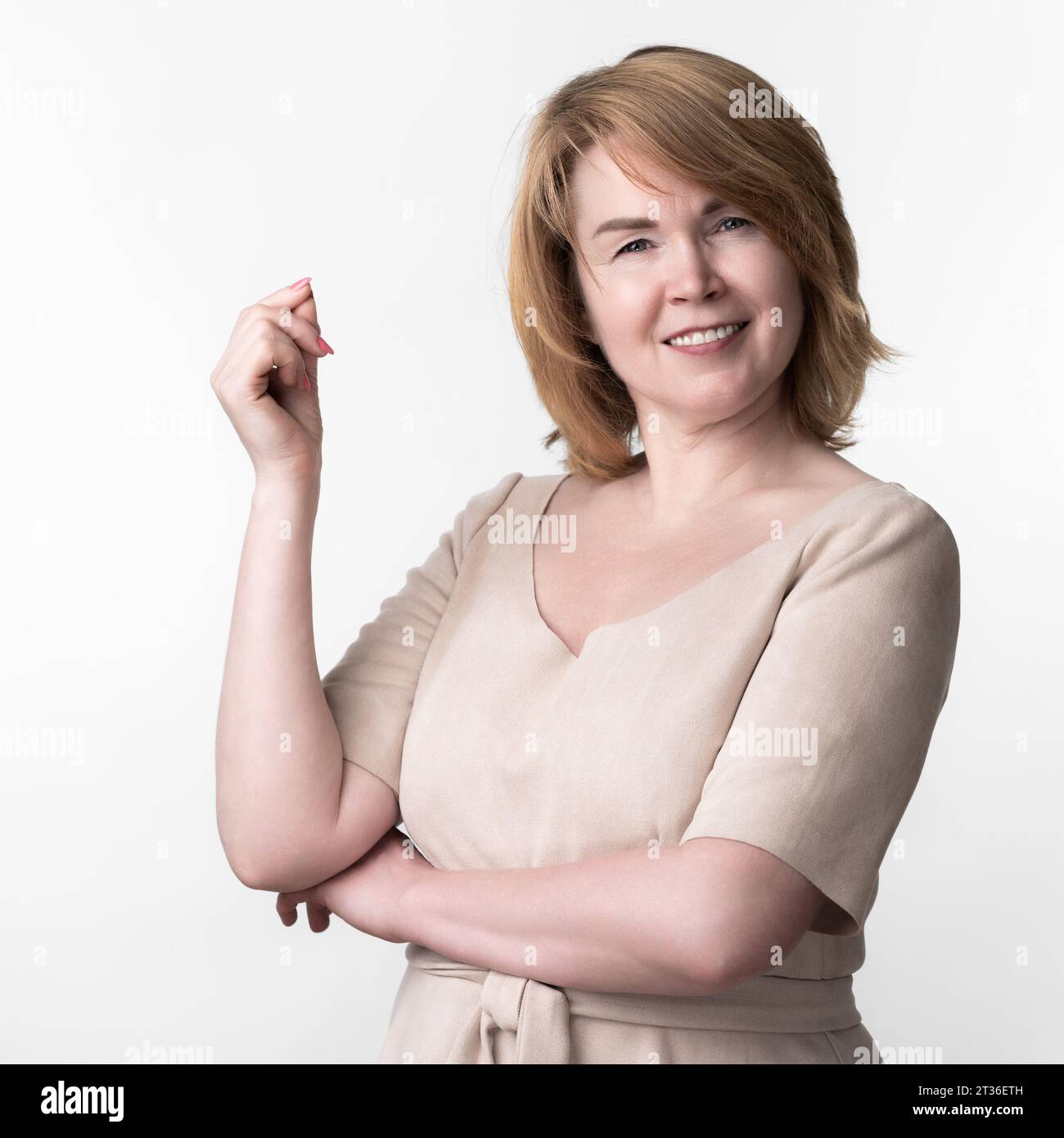 45 year old woman face hi-res stock photography and images - Alamy