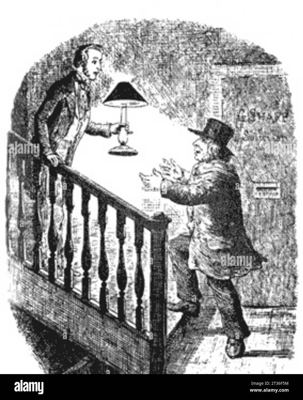 Great Expectations, Magwitch makes himself known to Pip, c. 1890 Stock ...