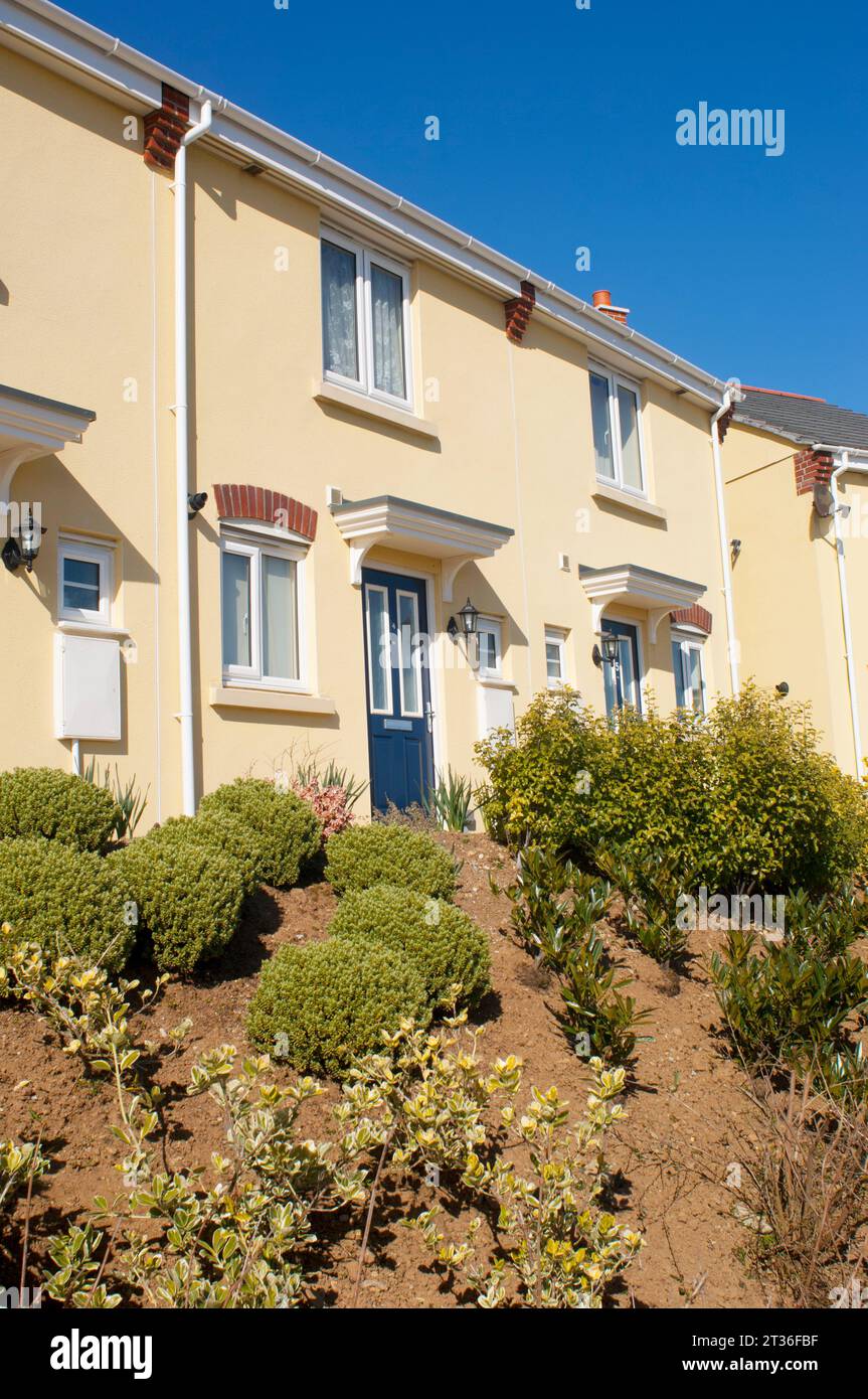 Modern, affordable, terraced house development - John Gollop Stock ...