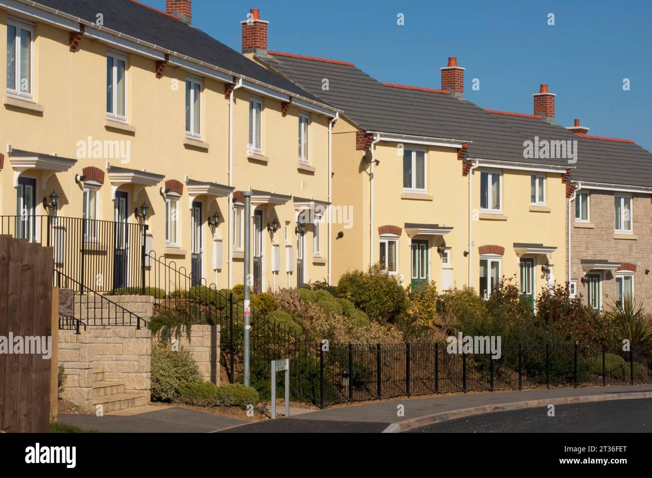 Modern terraced house hi-res stock photography and images - Alamy